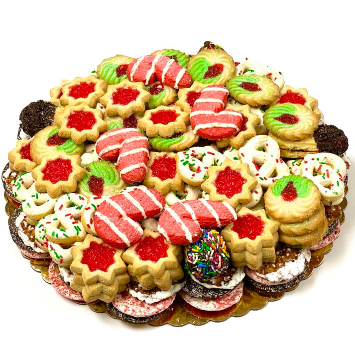 Deluxe Christmas Platter Cookies - Cookie Platter – Cookie Outlet of ...