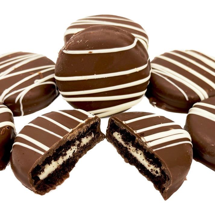 Dark Choc. Covered Sandwich Cookie - Cookie outlet – Cookie Outlet of ...